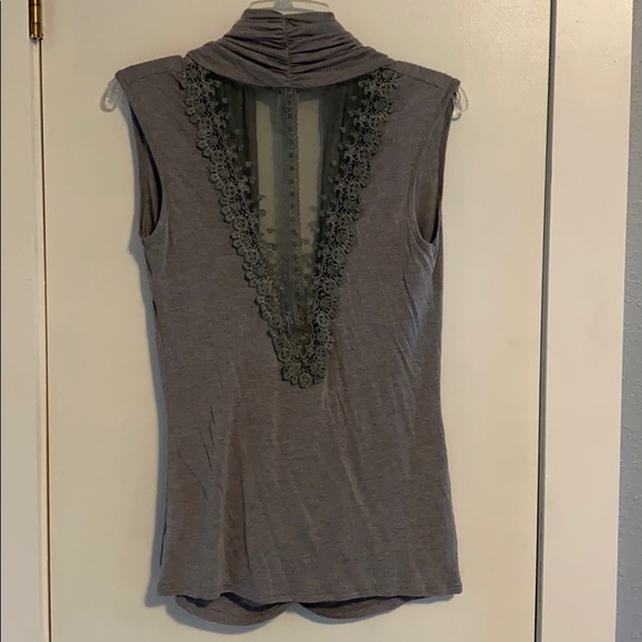 Ginger G | Tops | Ginger G Soft Crossover Front Lace Back Sleeveless ...